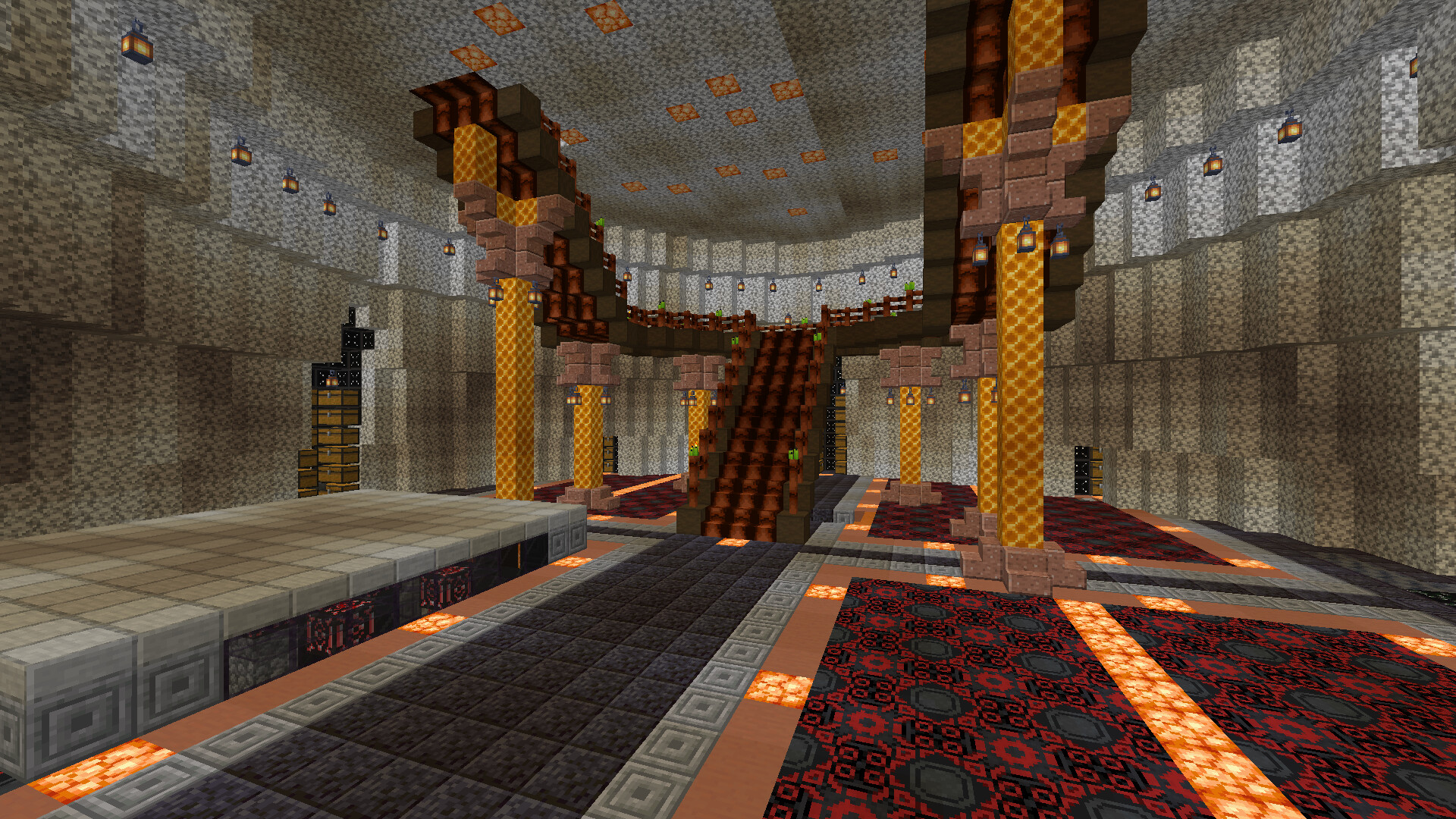 White tower, space inspiration. Minecraft Map