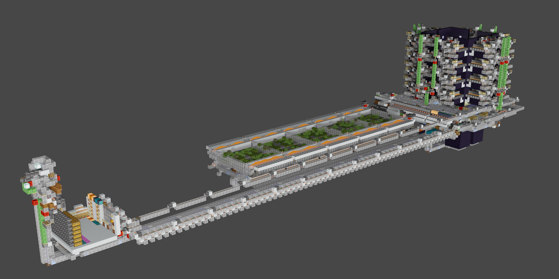 VINYNIV's 38k / hr Nether Tree Farm; Fully Playerless Minecraft Map