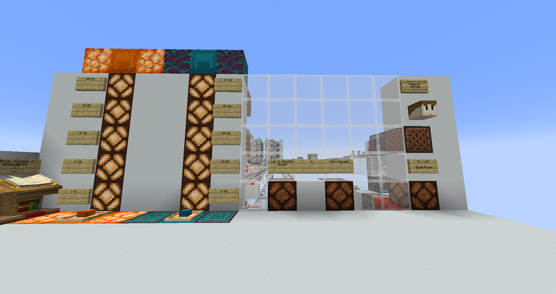 VINYNIV's 38k / hr Nether Tree Farm; Fully Playerless Minecraft Map