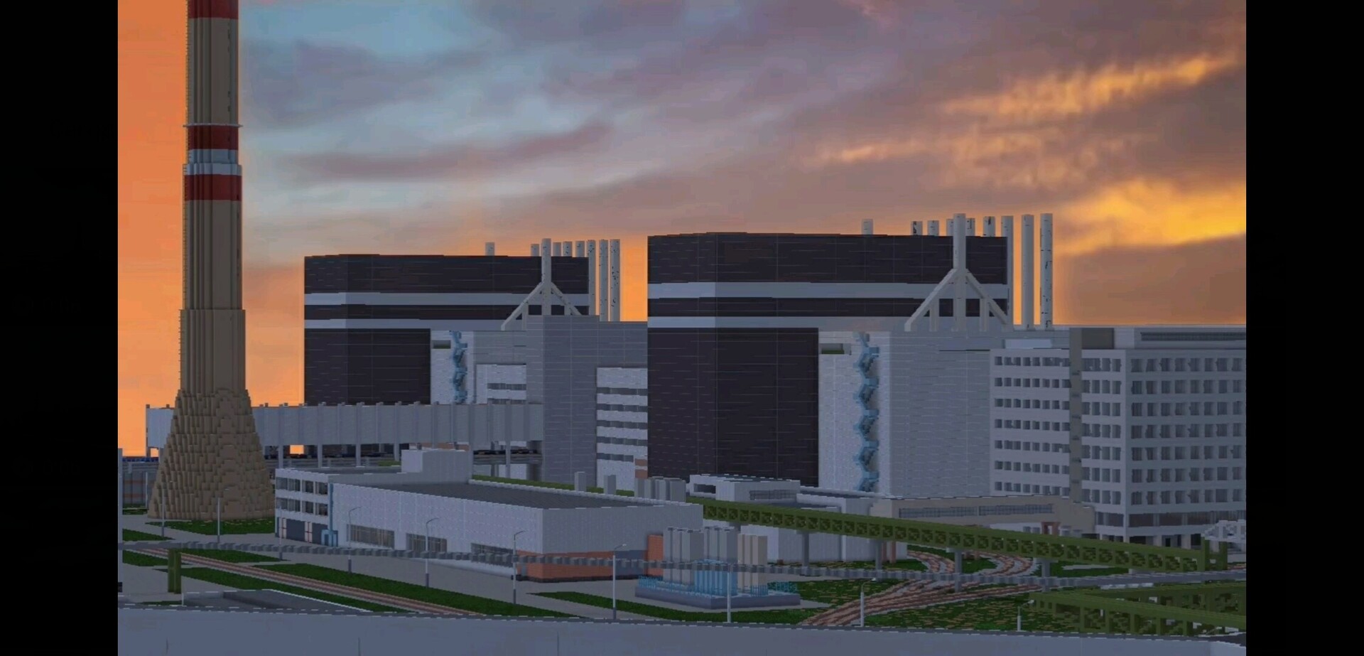 a fictional copy of the Chernobyl nuclear power plant, RBMK 1000 ...