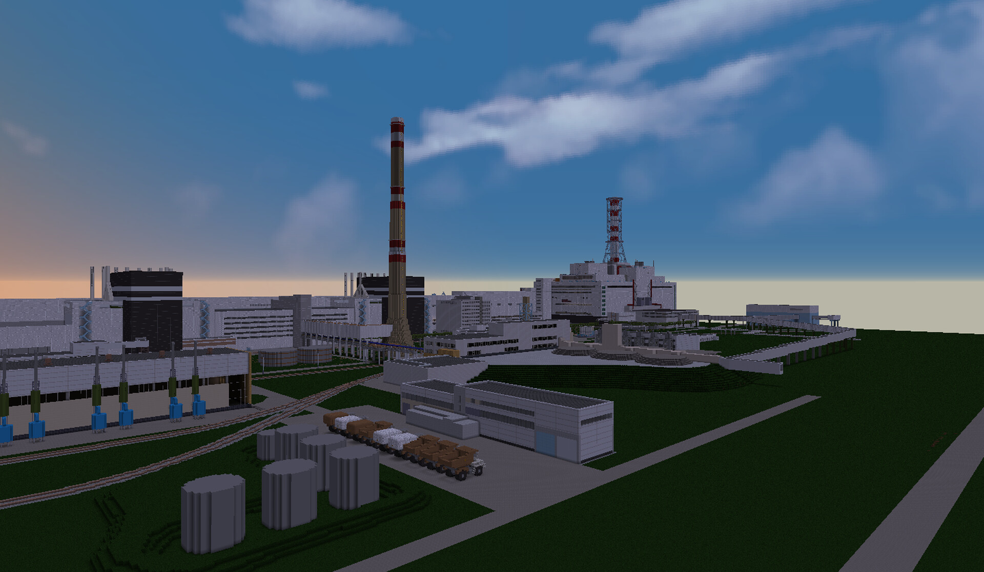 a fictional copy of the Chernobyl nuclear power plant, RBMK 1000 ...