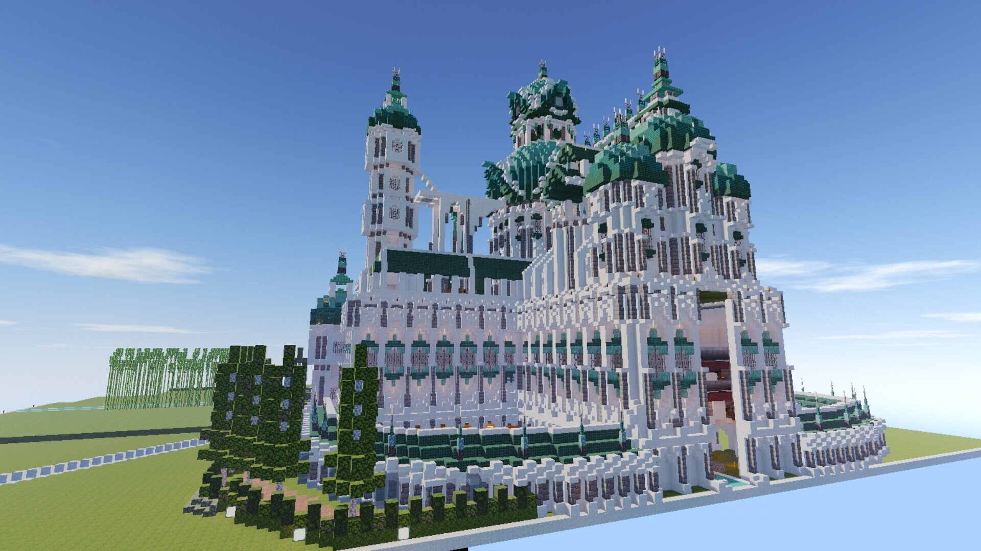 Atlantis in the sky castle Minecraft Map