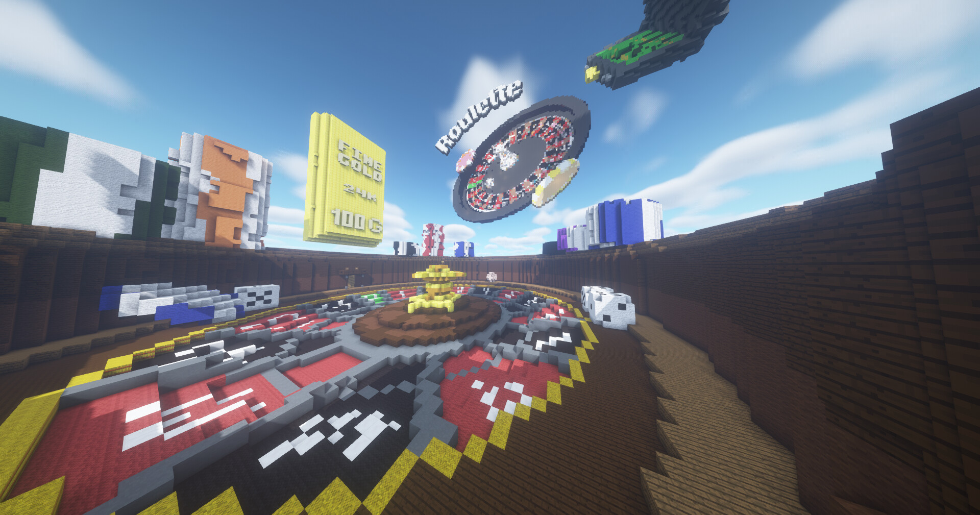 Roulette Arena - AliensBuilds 🎰 Minecraft Map