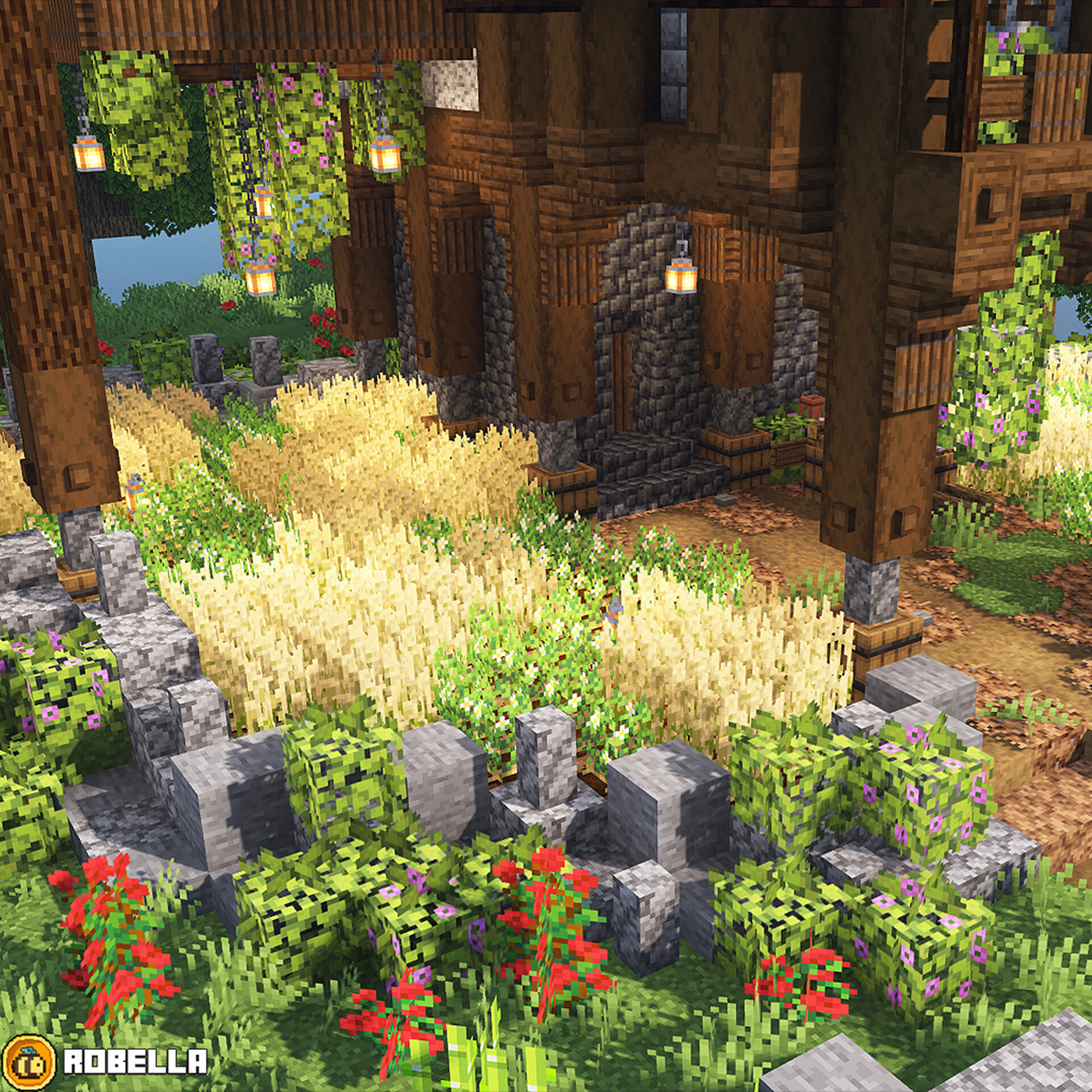 Floating Island House & Hot Air Balloon ~🎈 Minecraft Map