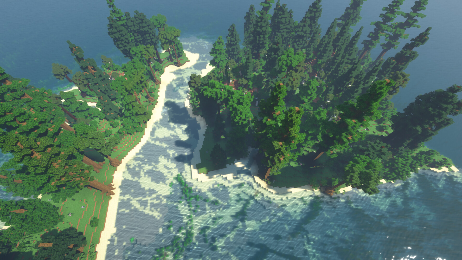 Cascades Island Minecraft Map