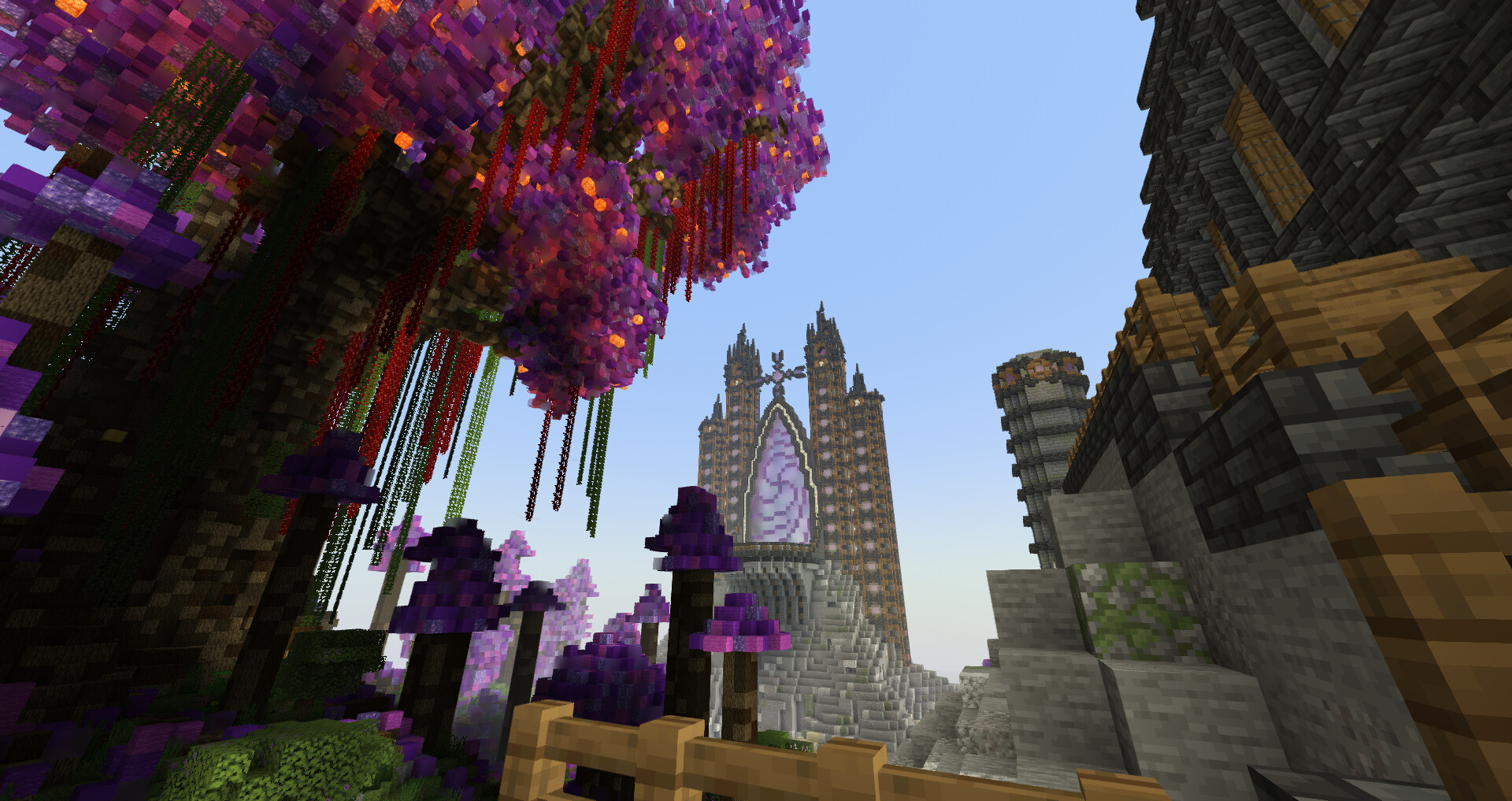 Magical Tree, Portal and Castle 1.17+ Minecraft Map