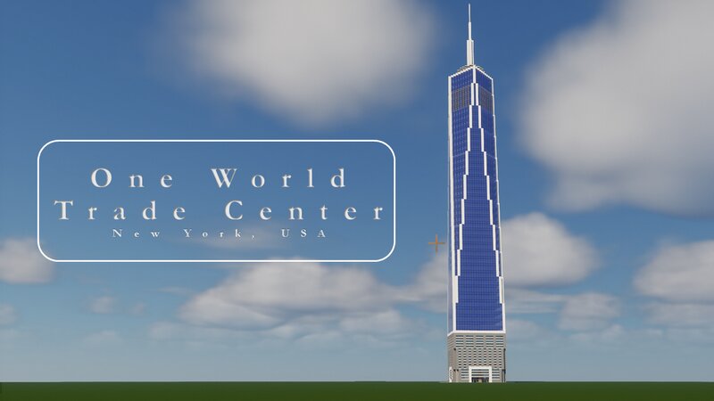 One World Trade Center 1:3 Scale Minecraft Map