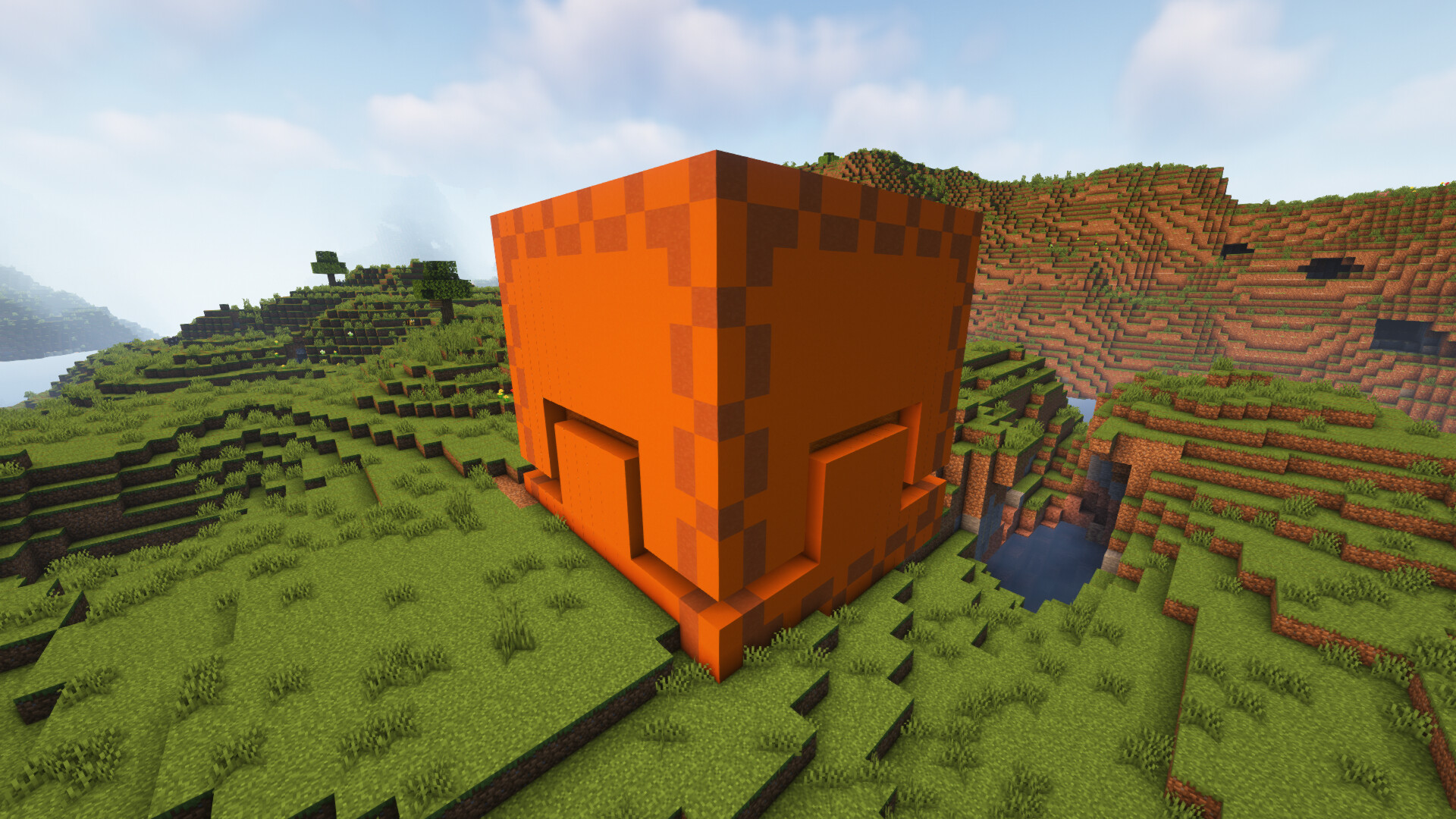 Giant Shulker 16x16 | orange color Minecraft Map