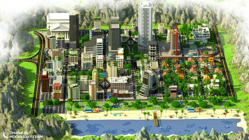 City Landscape Minecraft Map