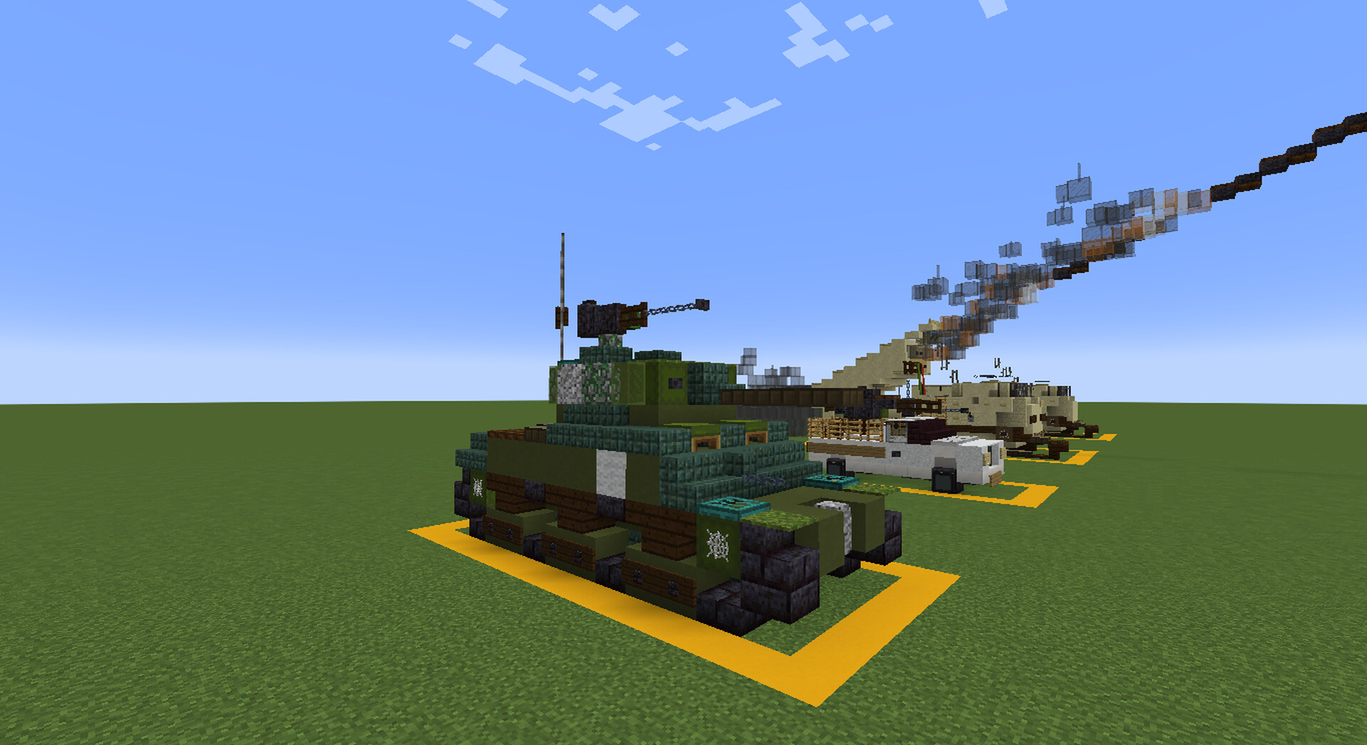 M4A1 Sherman (75) | Medium Tank 2:1 Scale Minecraft Map
