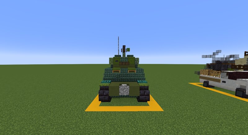 M4A1 Sherman (75) | Medium Tank 2:1 Scale Minecraft Map