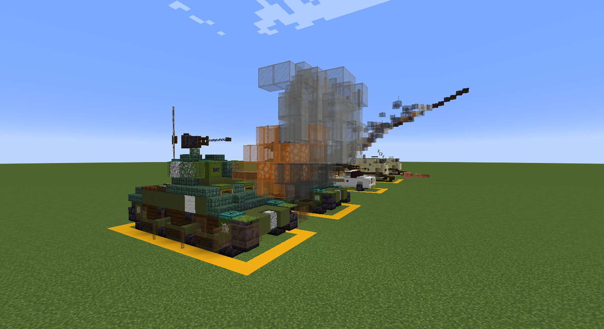 M4A1 Sherman (75) | Medium Tank 2:1 Scale Minecraft Map