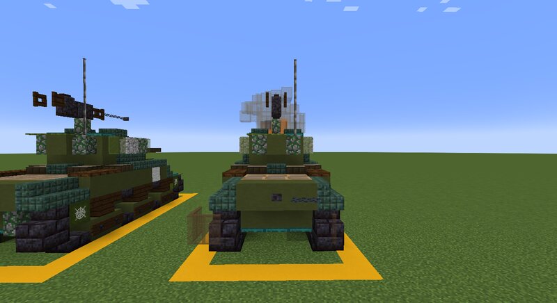 M4A1 Sherman (75) | Medium Tank 2:1 Scale Minecraft Map
