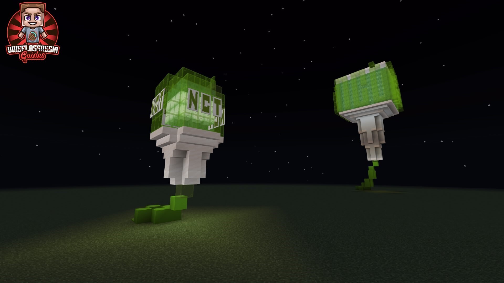 I built a small NCT 127 light stick in Minecraft!! Minecraft Map