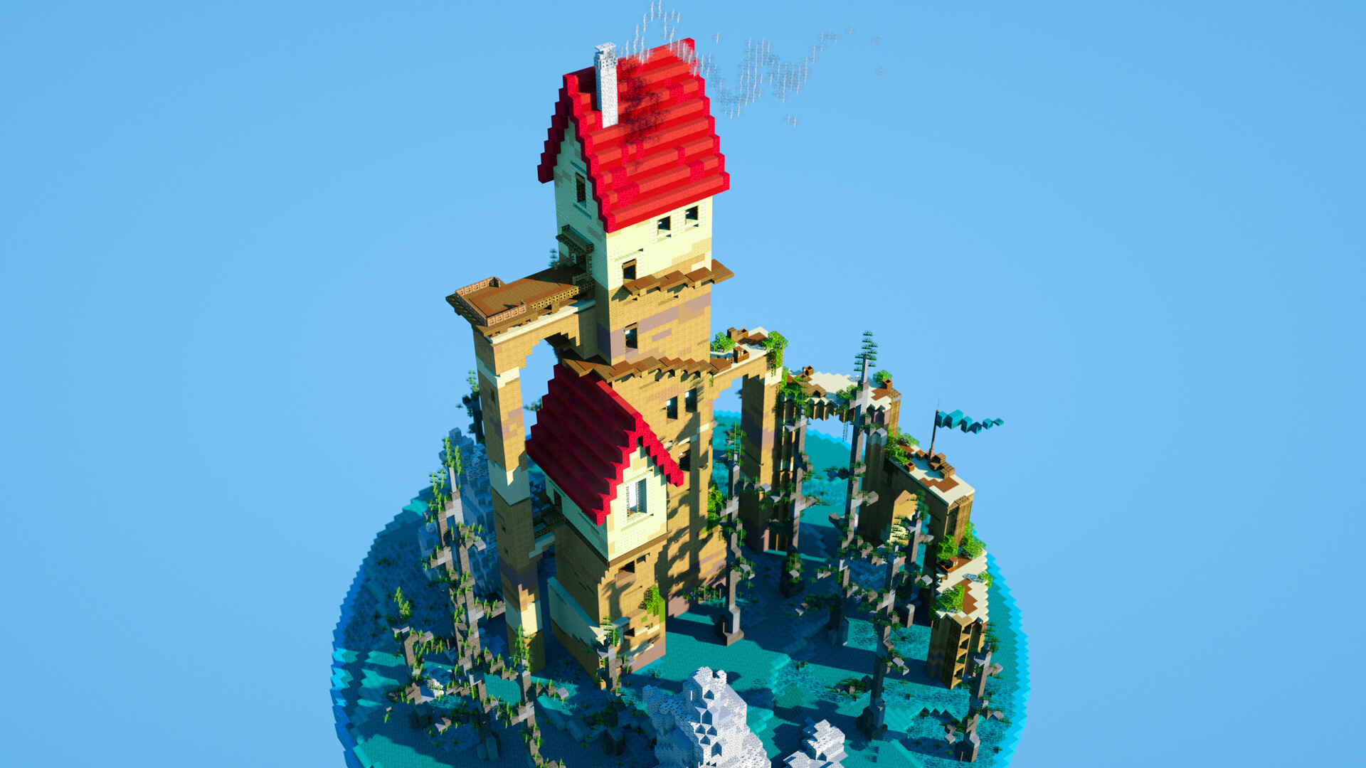 Azure Base Minecraft Map