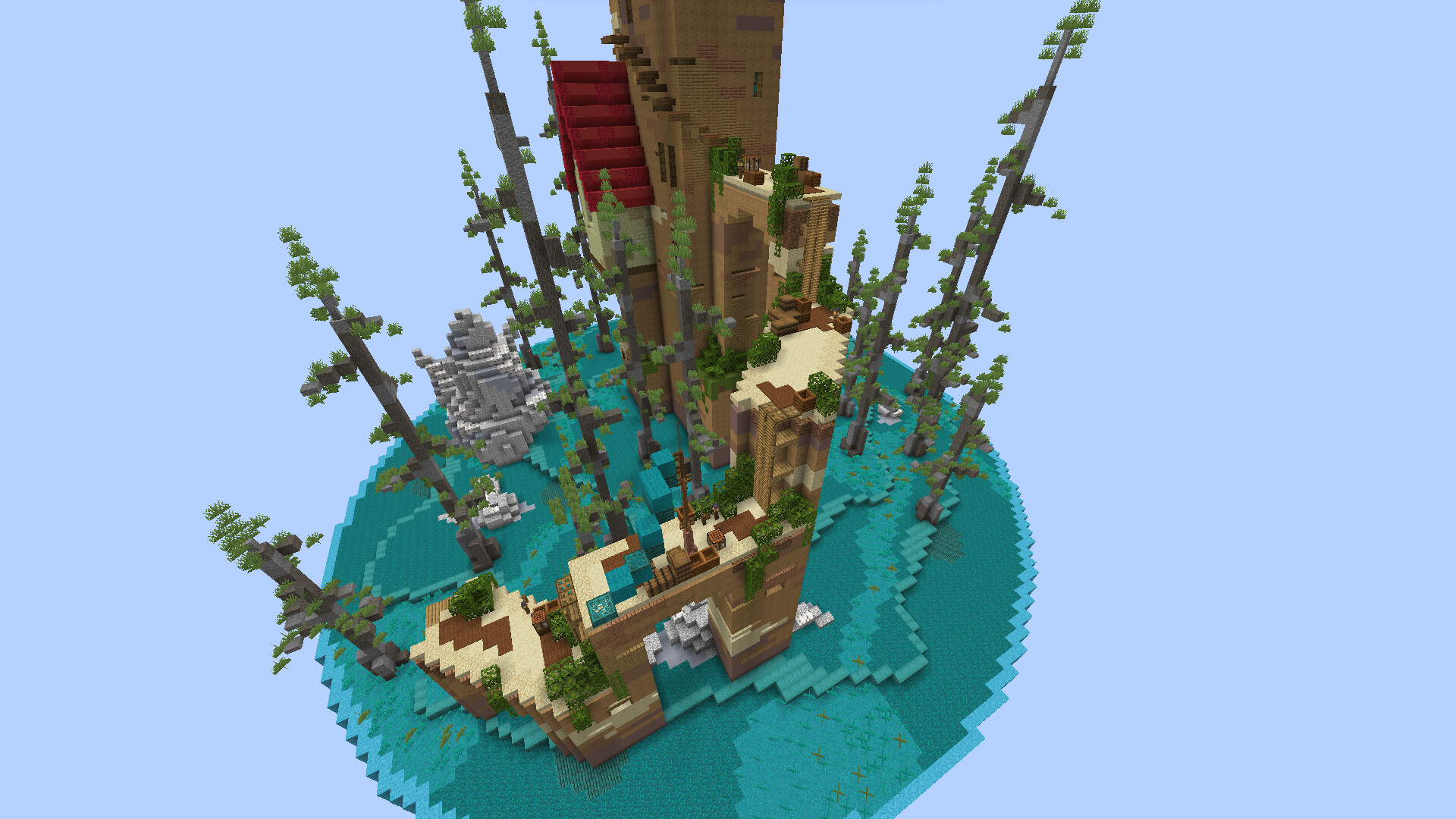 Azure Base Minecraft Map