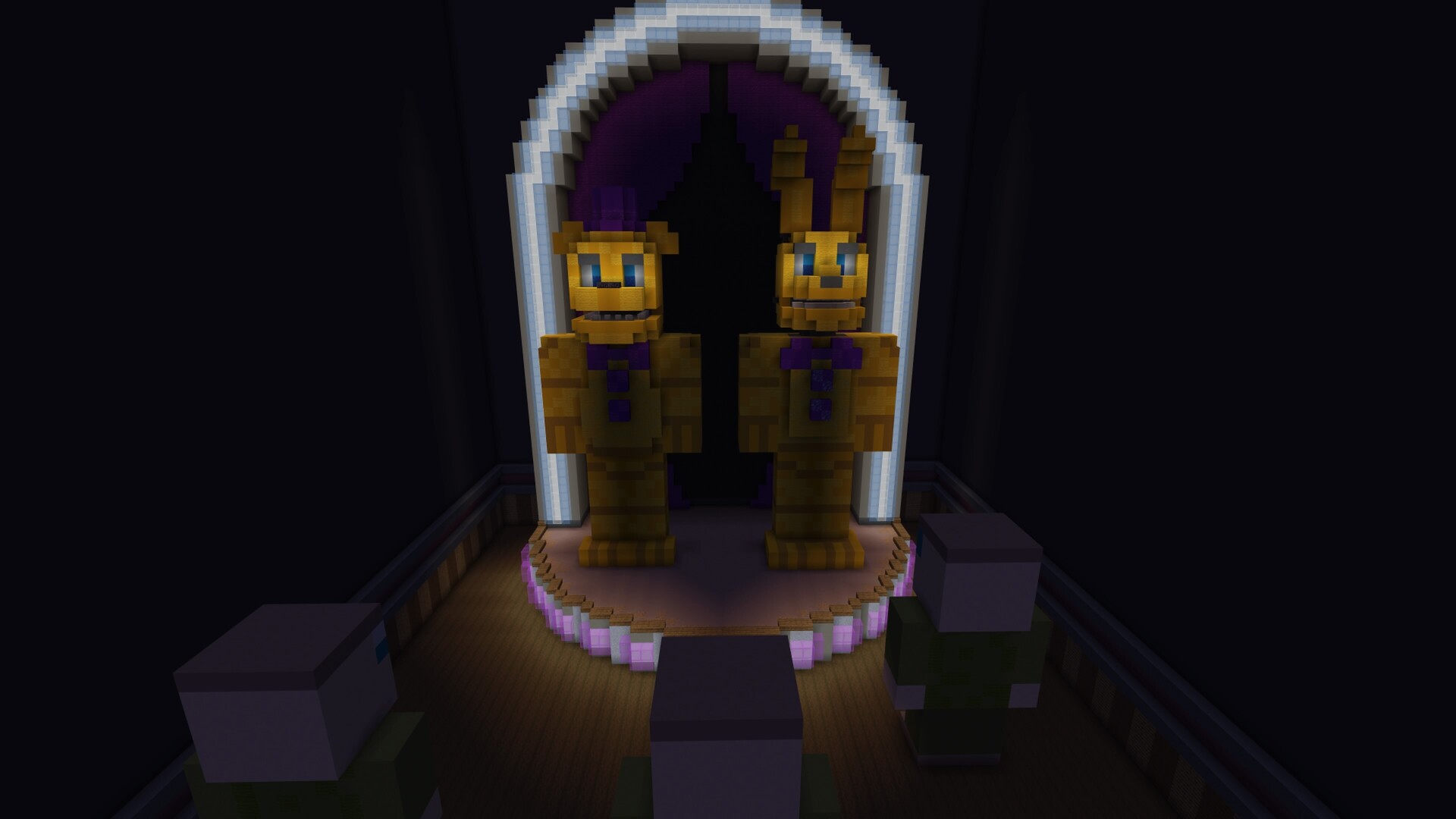 FNAF 3 Stage 01 Minigame Minecraft Map