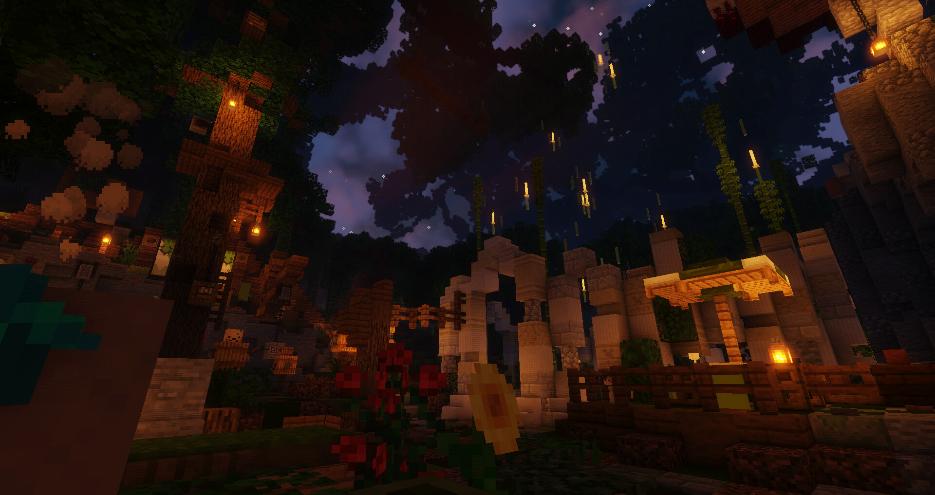 Mitrona - Wood Elven City - Fables and Fantasy RP Minecraft Map