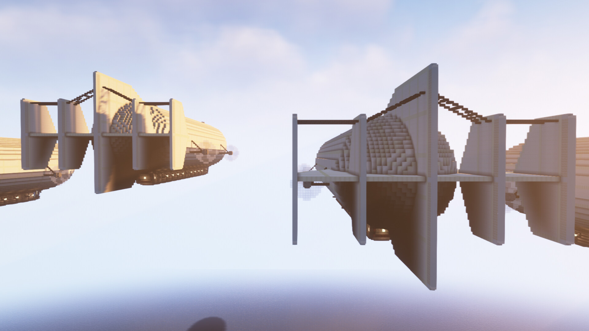 Military blimps based on Zepellins - Attack on Titan Marley's airships ...