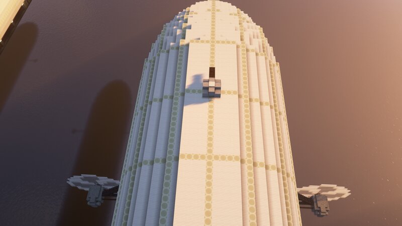 Military blimps based on Zepellins - Attack on Titan Marley's airships map [Download] Minecraft Map