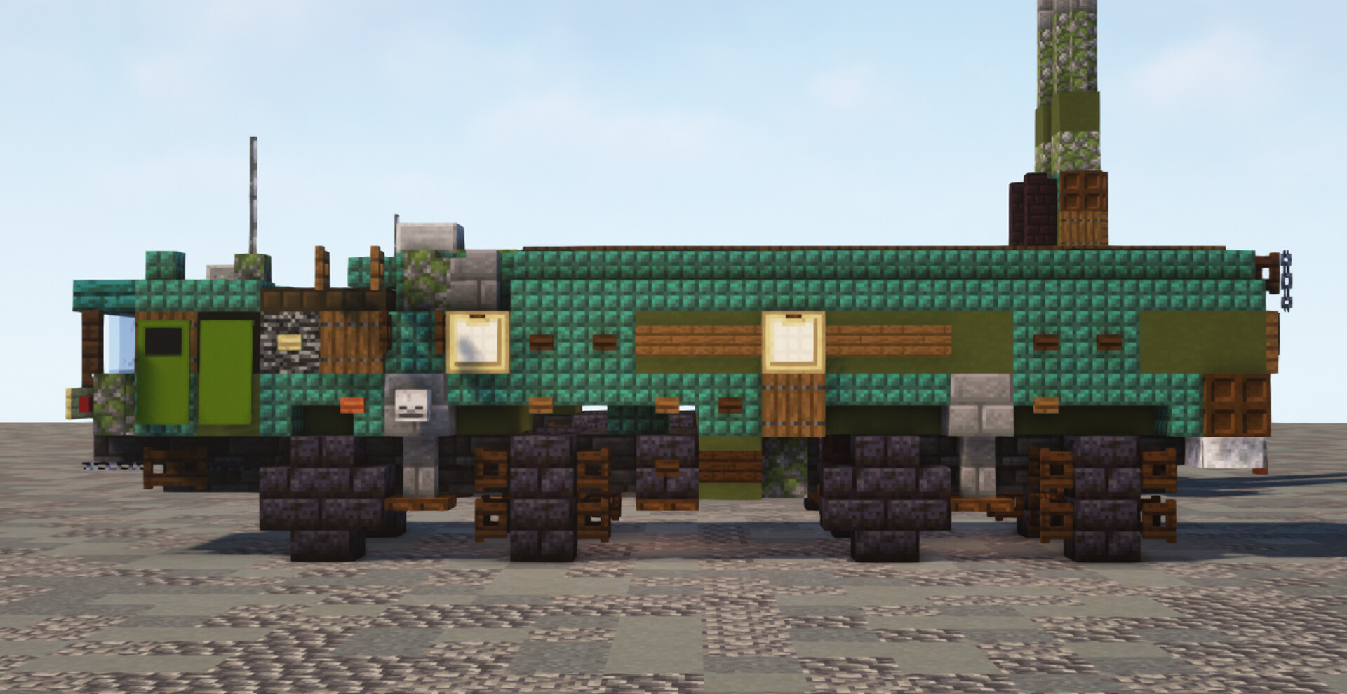 1.5:1 Scale 9K720 Iskander / SS-26 Stone SAM System Minecraft Map