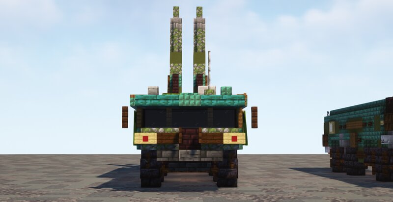 1.5:1 Scale 9K720 Iskander / SS-26 Stone SAM System Minecraft Map