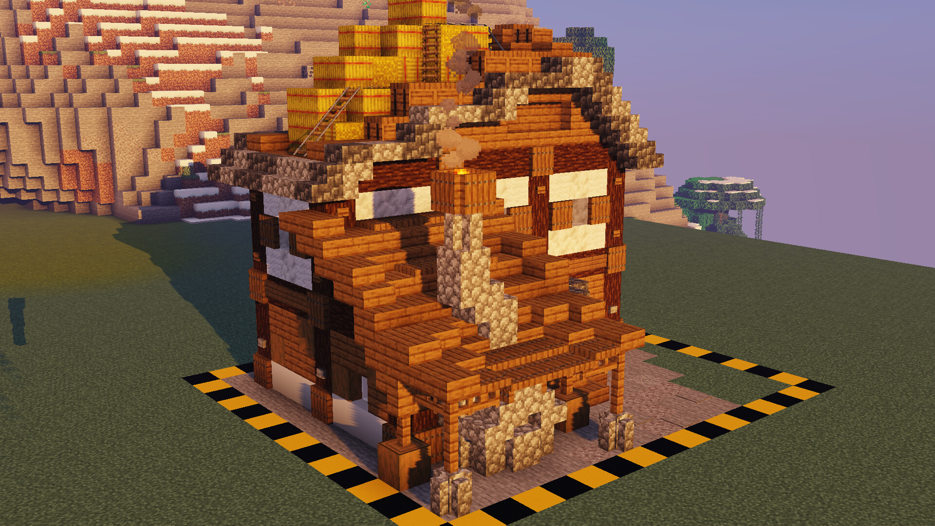 Small Wooden House (1.19 java) + Schematic Download Minecraft Map