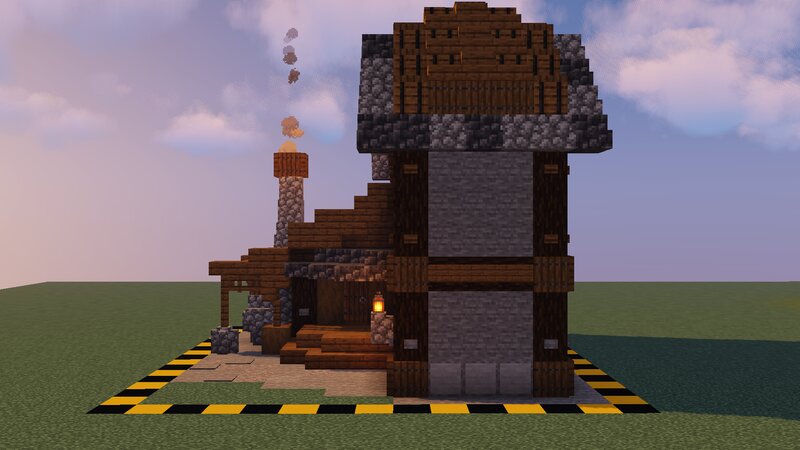 Small Wooden House (1.19 java) + Schematic Download Minecraft Map