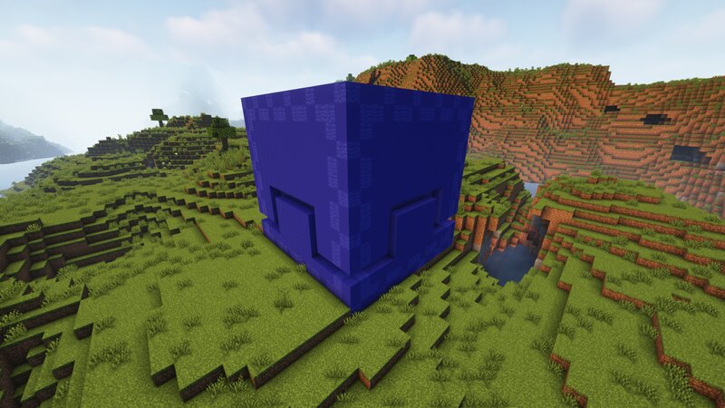 Giant Shulker 16x16 | blue color Minecraft Map