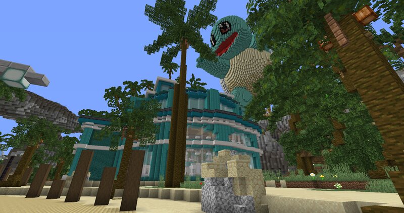 Pixelmon spawn beach 750x750 organics Minecraft Map