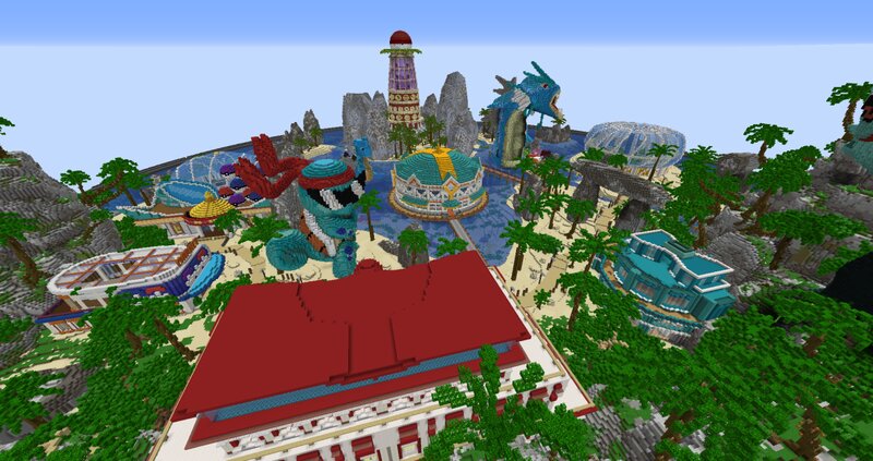 Pixelmon spawn beach 750x750 organics Minecraft Map