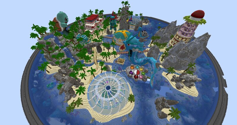 Pixelmon spawn beach 750x750 organics Minecraft Map
