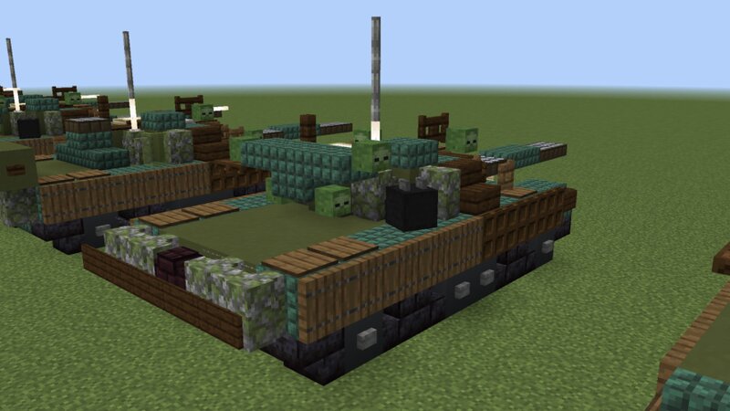 1.5:1 scale T-80 variants Part 2 Minecraft Map
