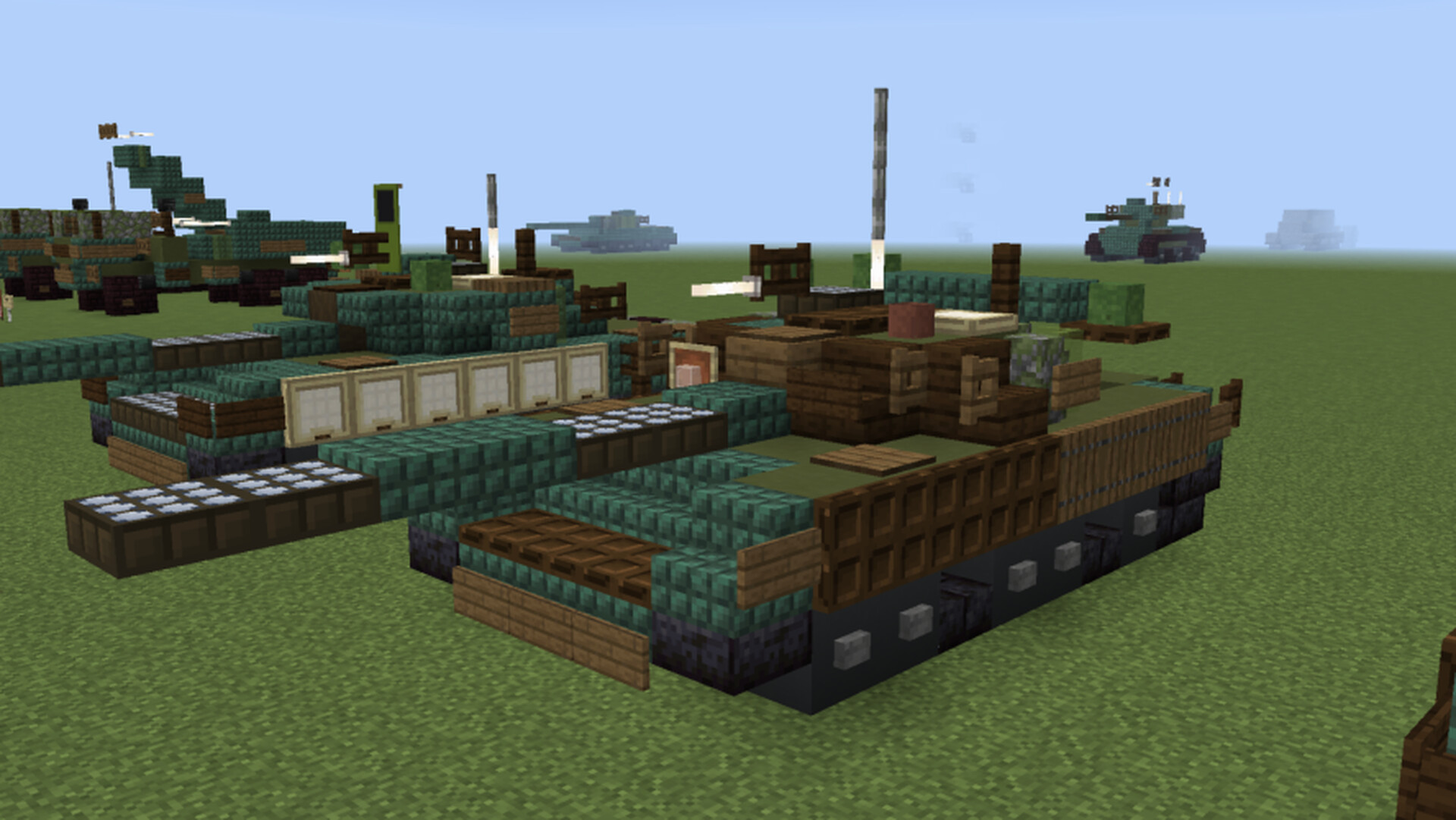1.5:1 scale T-80 variants Part 2 Minecraft Map