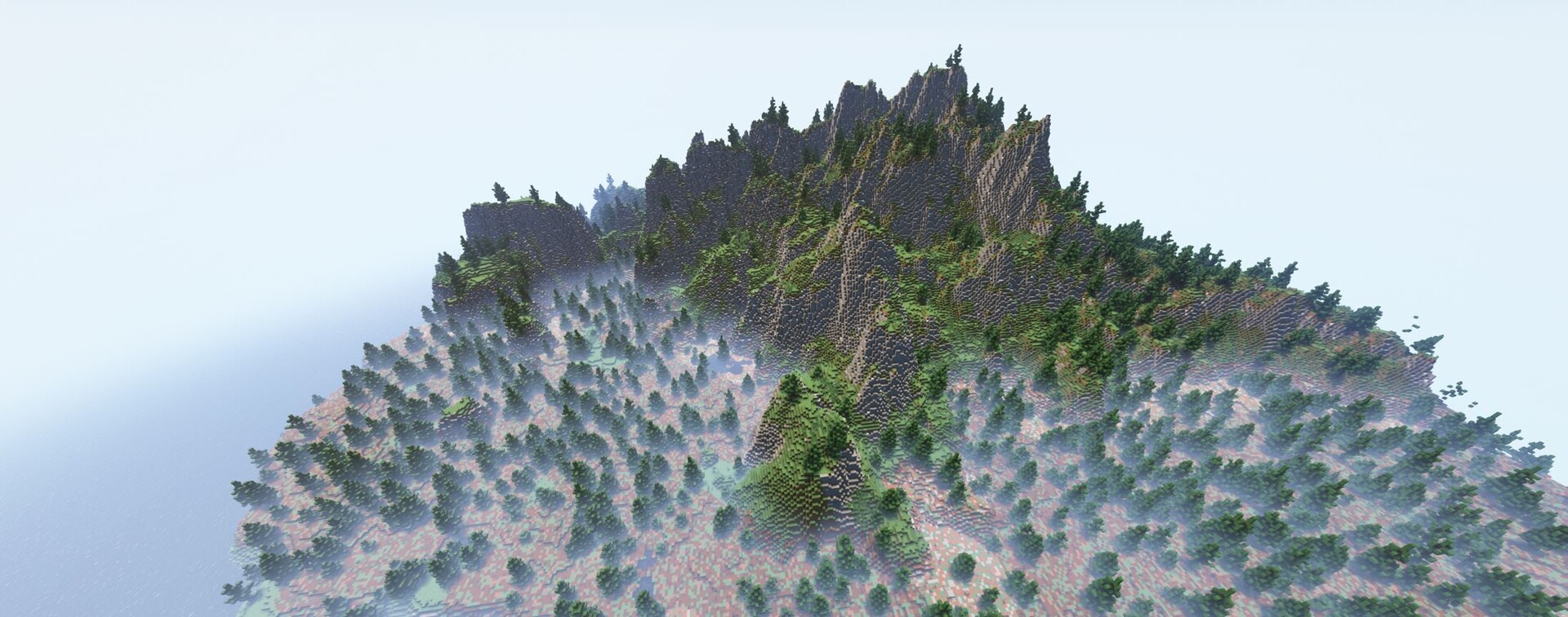 Small Taiga island Minecraft Map