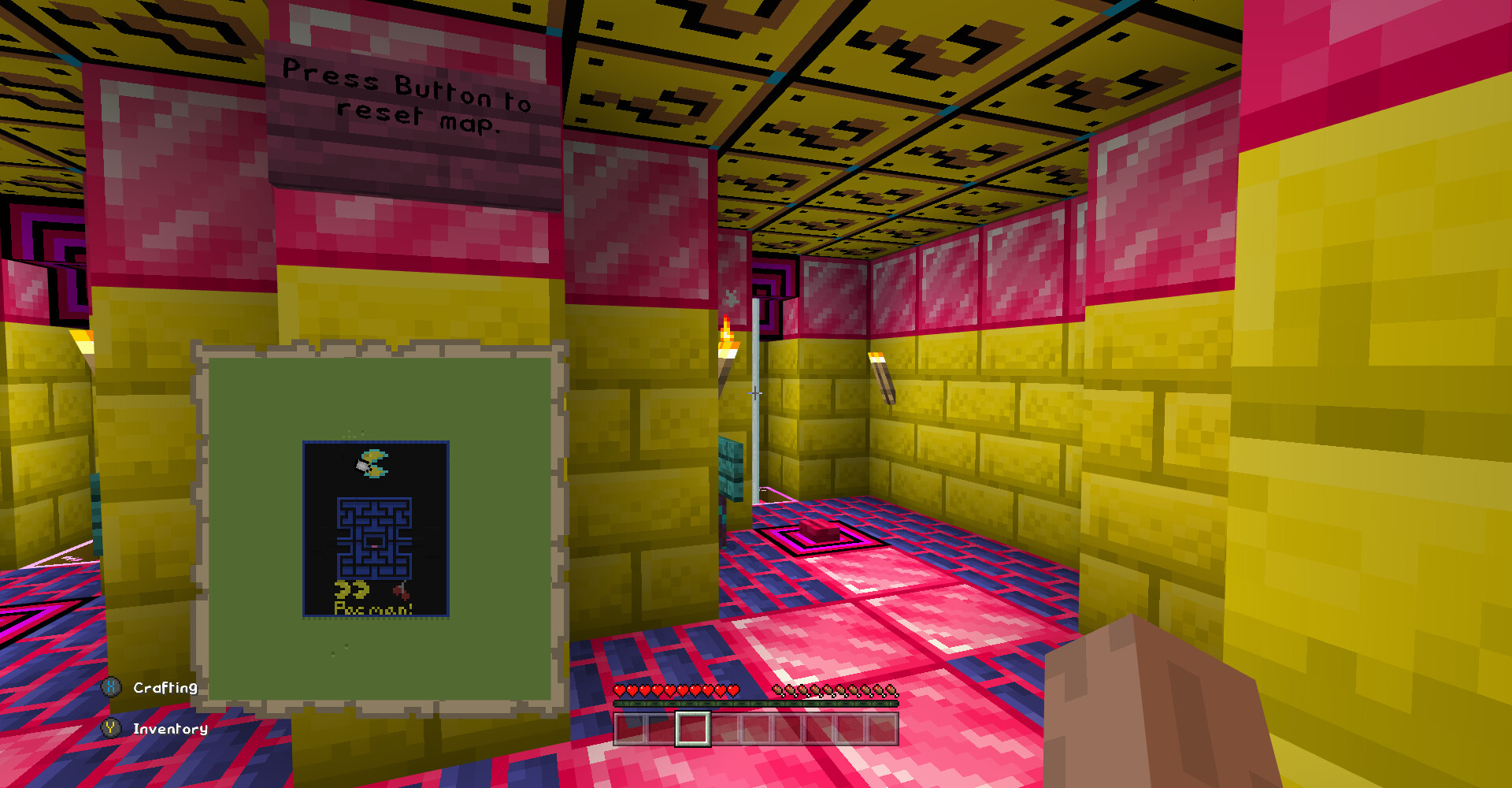 Pac Man roleplay Minecraft Map