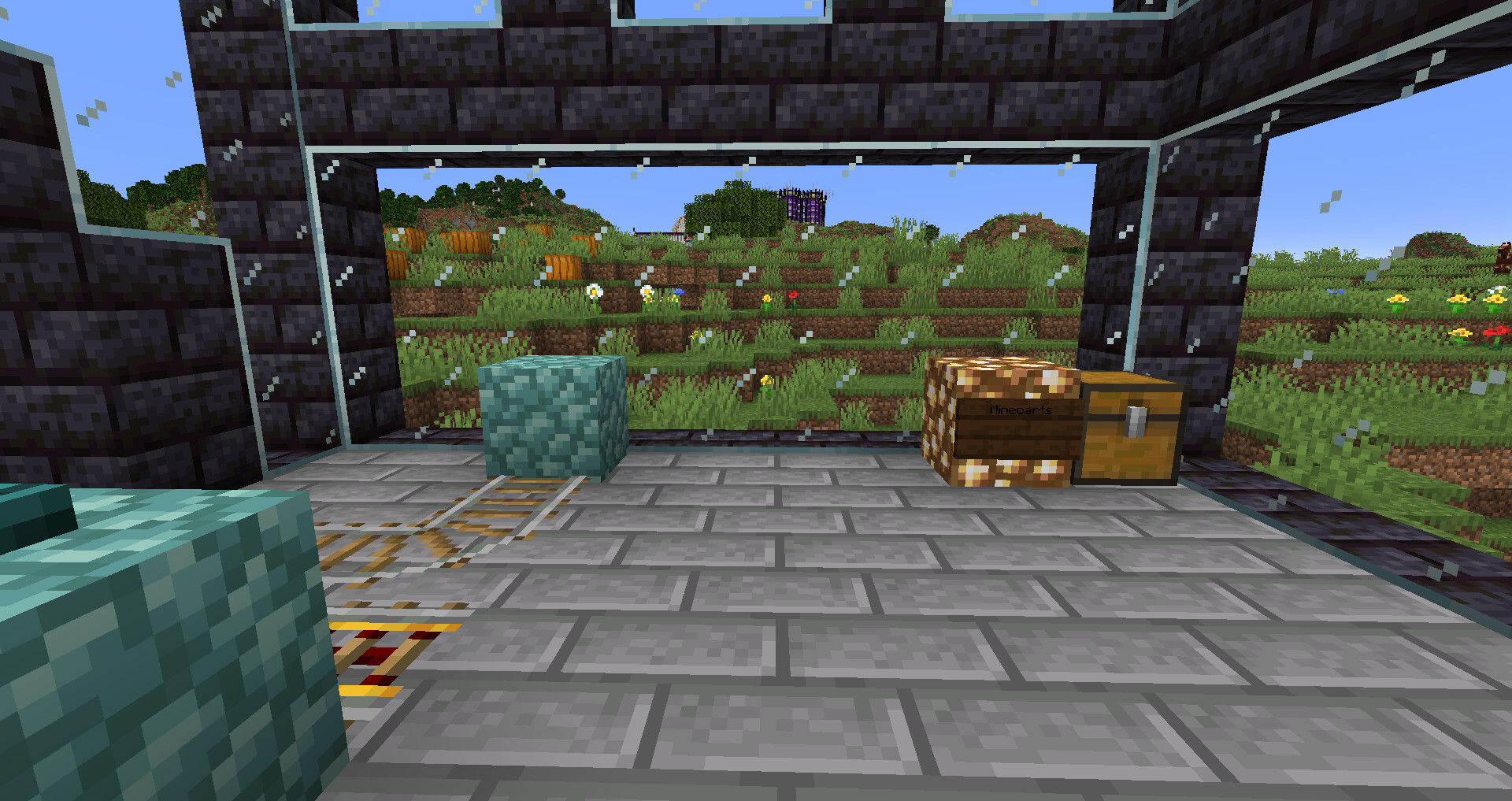 Two Train Stations Minecraft Map