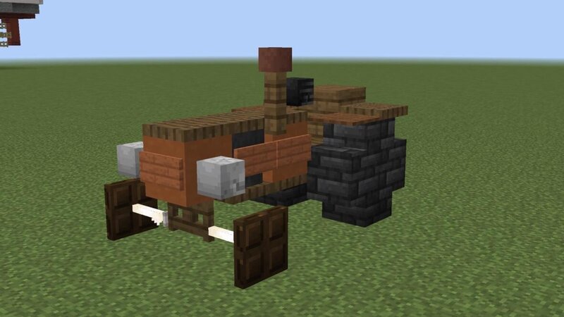 1.5:1 scale DT-24 tractor Minecraft Map