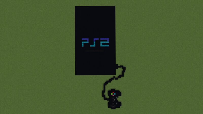 Made the PS2 Fat in Minecraft Minecraft Map