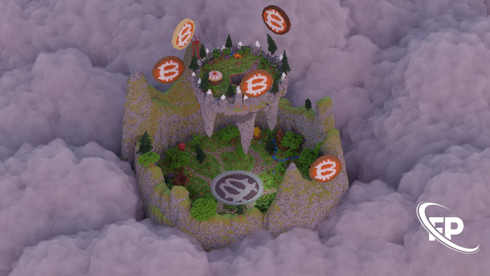 BitCoin Spawn + Arena Minecraft Map