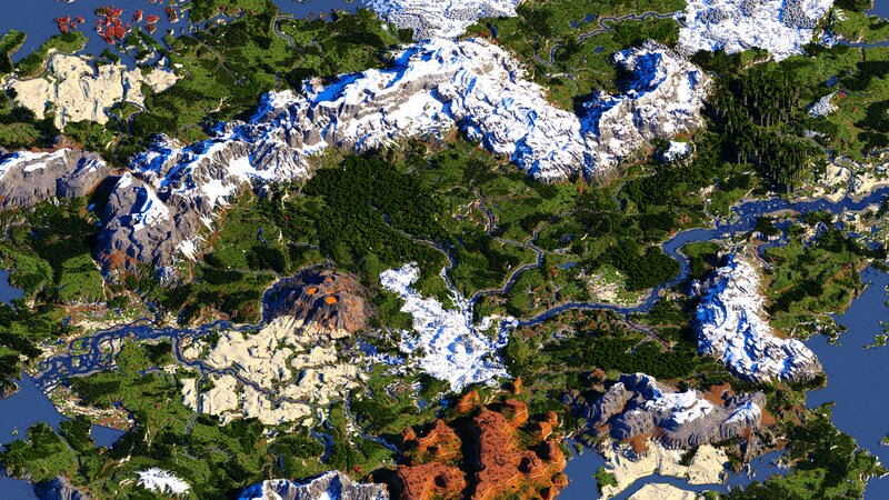 Mekorpid, The 8k Mega World [1.19+ Download, Java Map, Minecraft ...