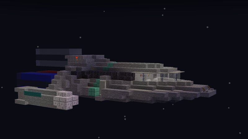 GX-7921 Small Transport Spaceship | Schematic Minecraft Map