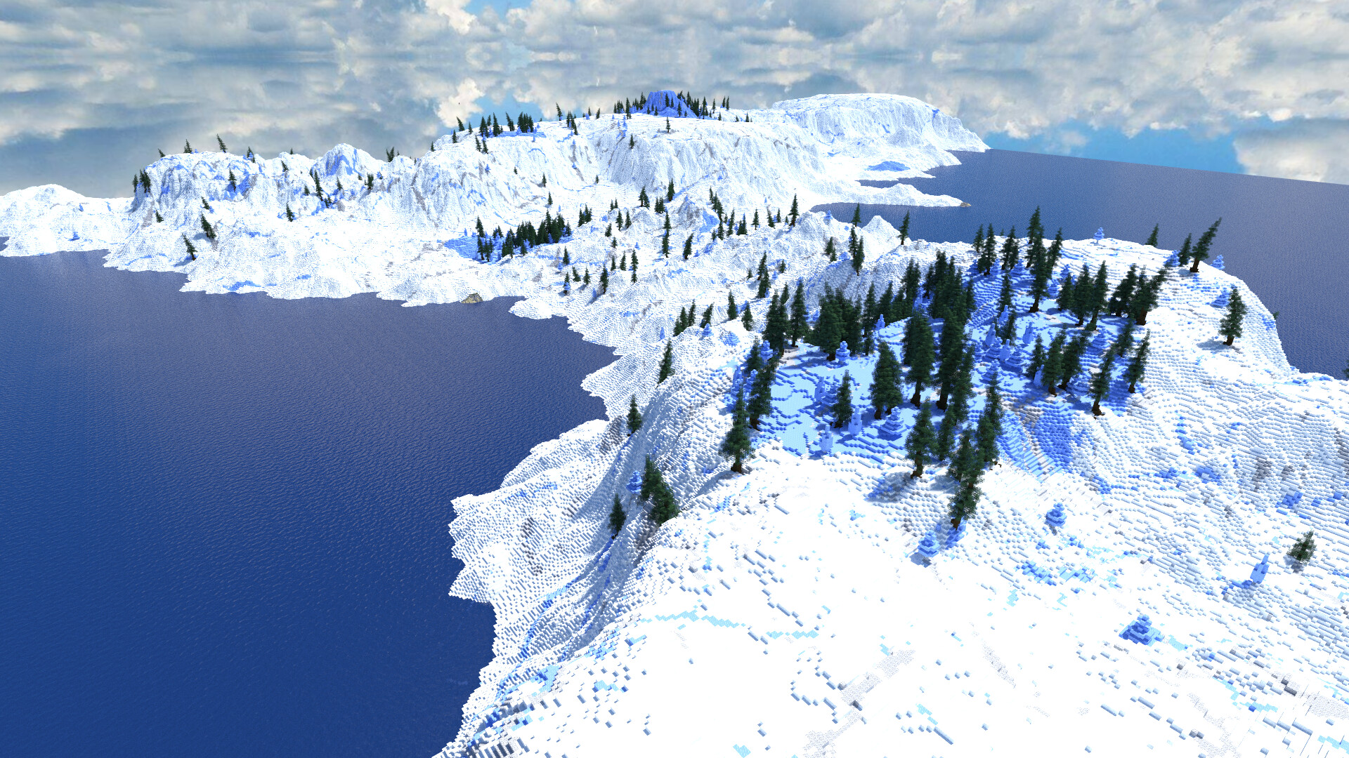 4000x4000 | Custom Map | Multi biome [Free download] Minecraft Map