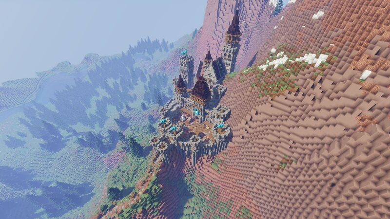 Norpeak - A Medieval Mountain Castle & Fortress Minecraft Map