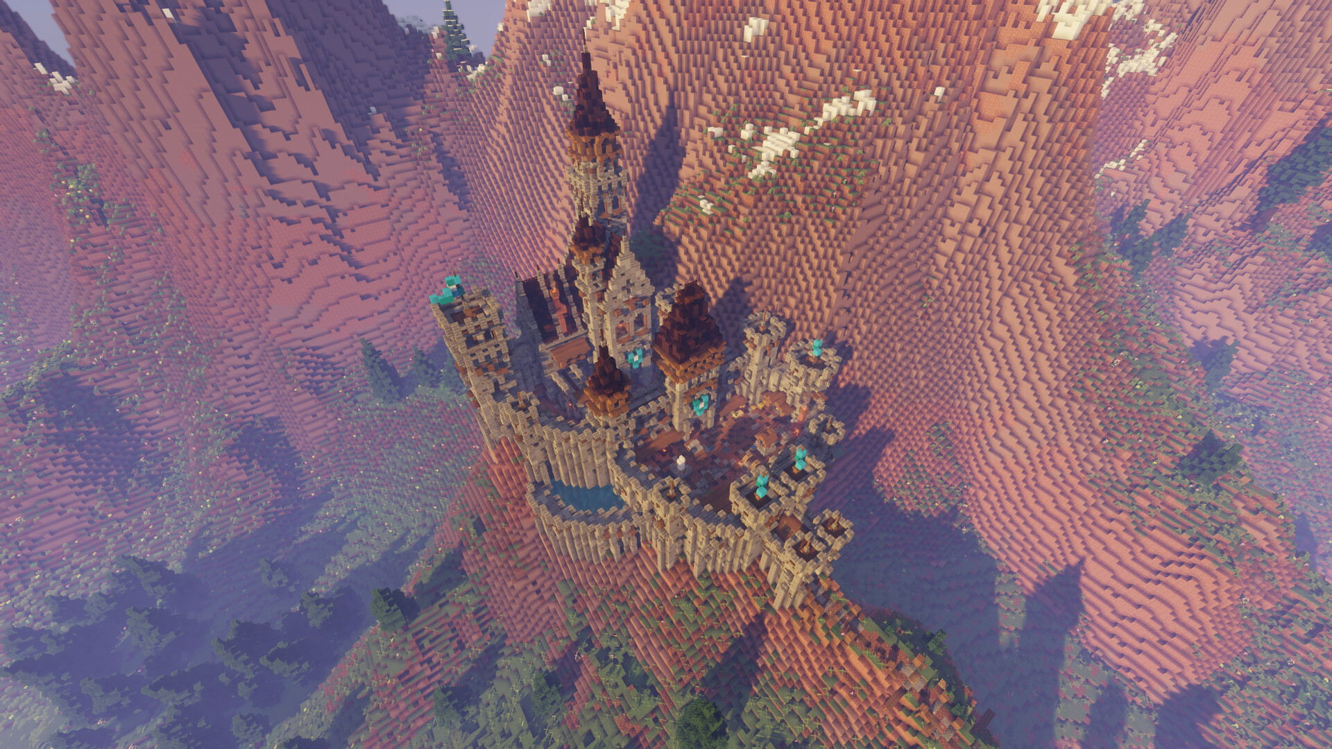 Norpeak - A Medieval Mountain Castle & Fortress Minecraft Map
