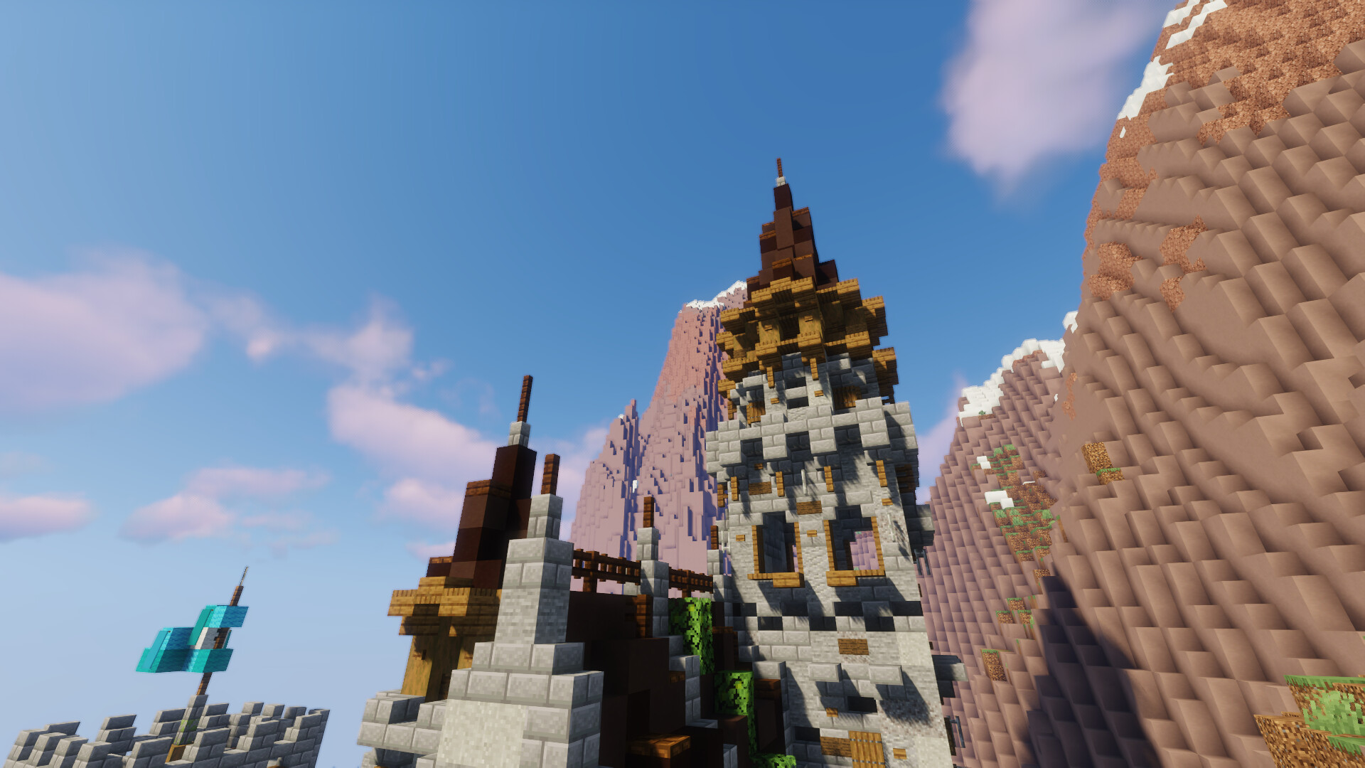 Norpeak - A Medieval Mountain Castle & Fortress Minecraft Map