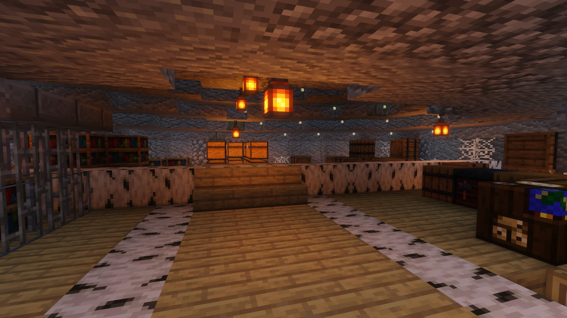 Birch Cliff Mansion *****MADE USING TERRALITH***** Minecraft Map