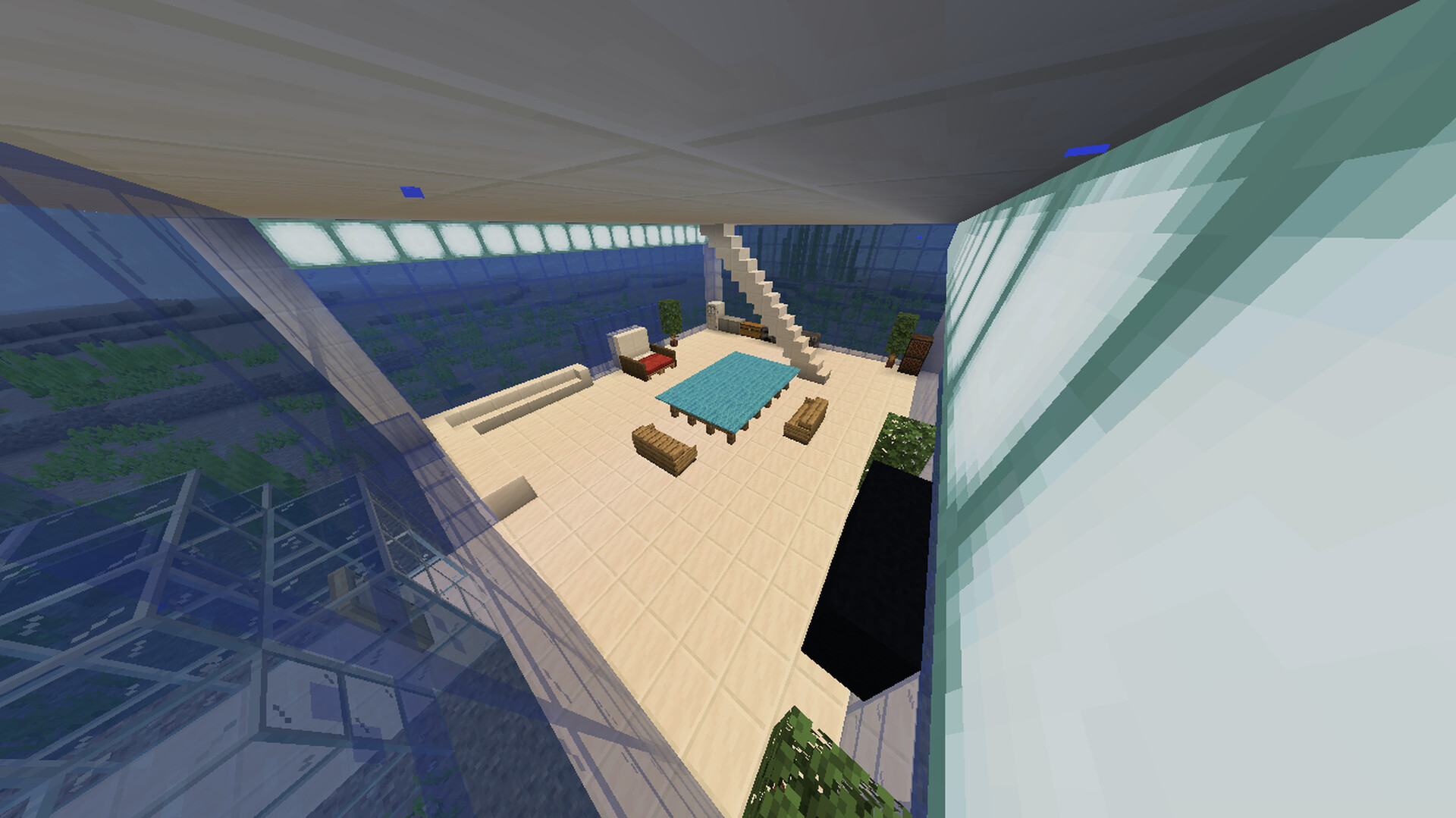 Underwater Base + Little Beach (+ISLAND) Minecraft Map