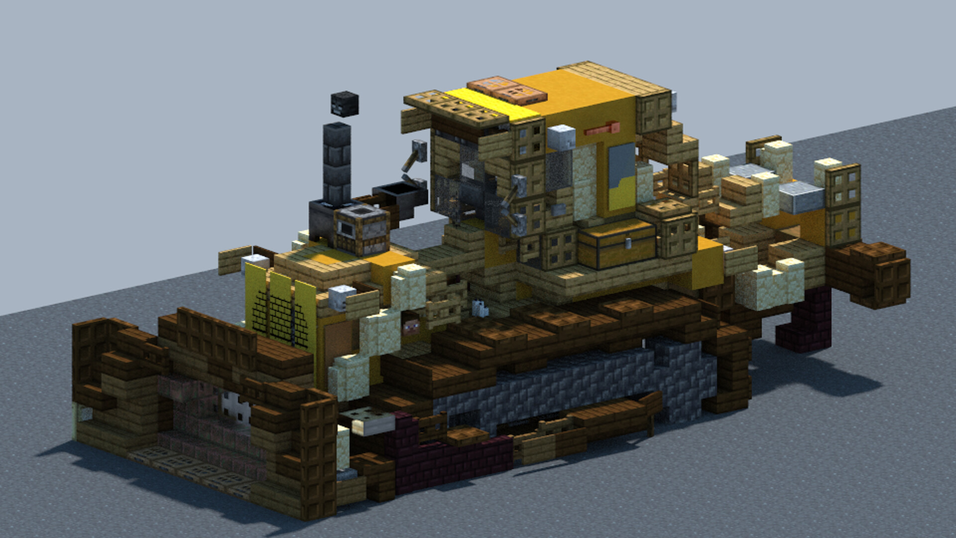 Caterpillar D9H, Dozer [With Download] Minecraft Map