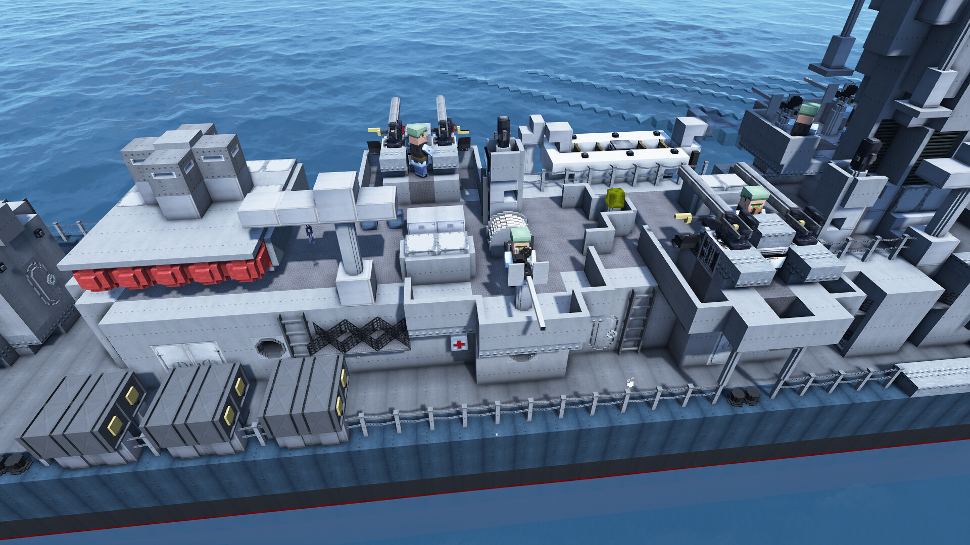 USS Laffey DD-724 Allen M. Sumner-Class Destroyer Minecraft Map
